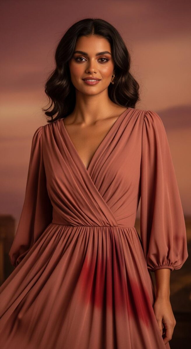 Anyone Wearing A Cinnamon Dress Needs To See My 9 Makeup Ideas ...