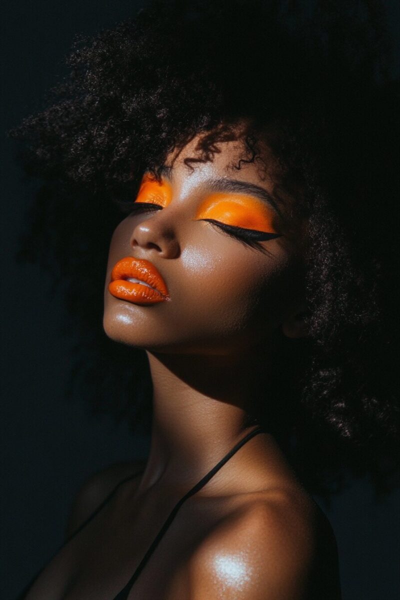 Makeup Colors for Black Dress and Black Girl — NeedleStyle