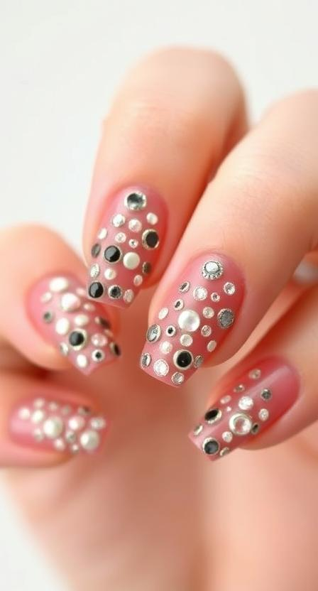 13 Nail Art Designs Featuring Shiny Stud Accents — NeedleStyle