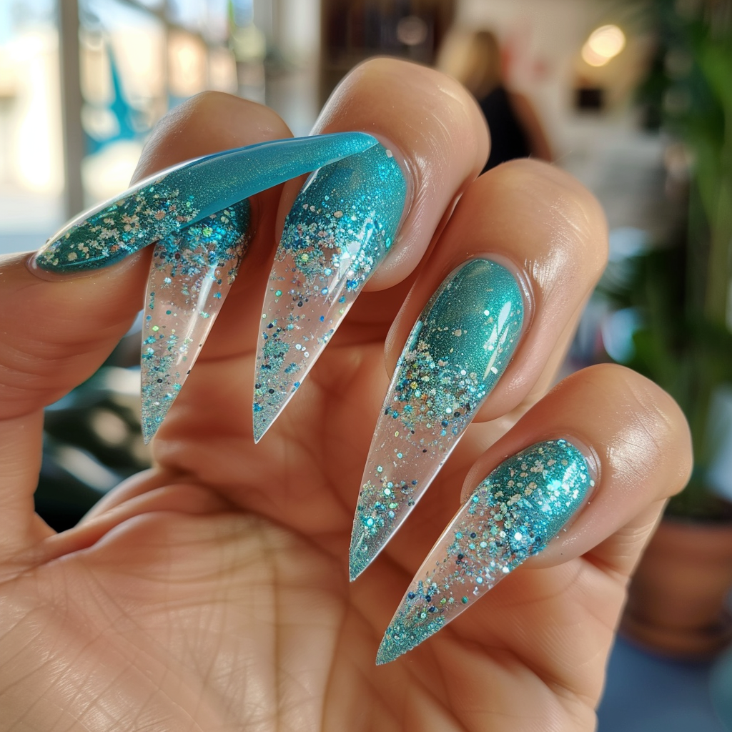 These Turquoise Nails Are Turning Heads Everywhere — Daily Fashion ...