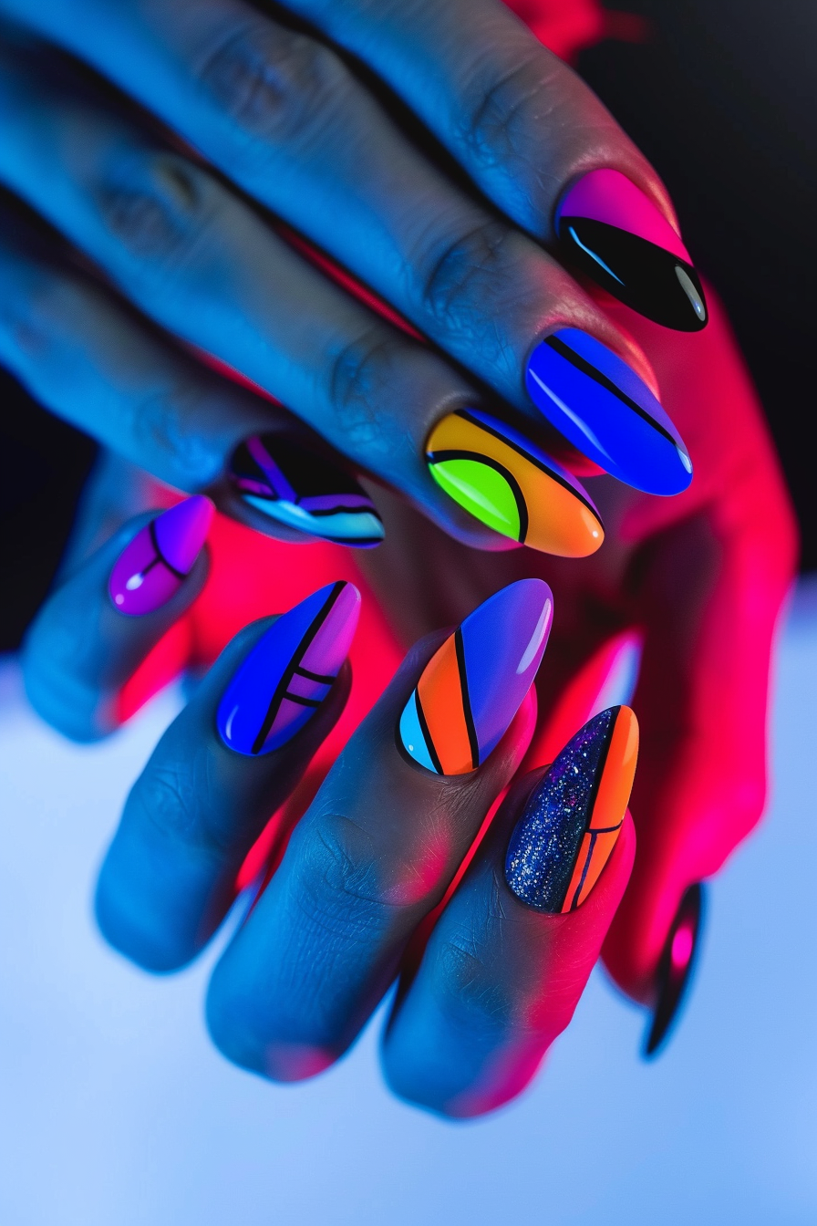 These Neon Nail Designs Are Taking Over Nail Salons Everywhere ...