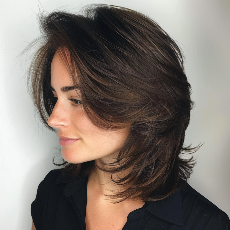 Medium Length Haircuts With Layers That Add Shape — NeedleStyle
