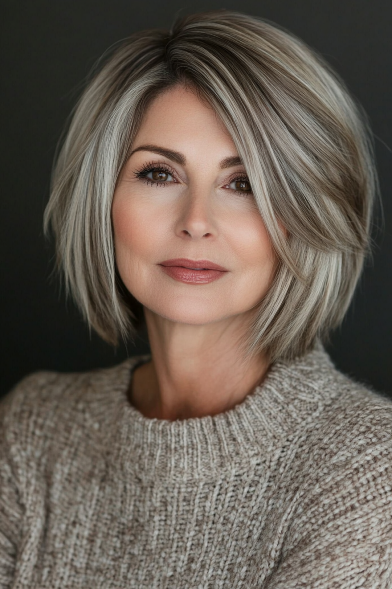 Uncover Very Layered Medium Hairstyles For Women Over 50 — NeedleStyle