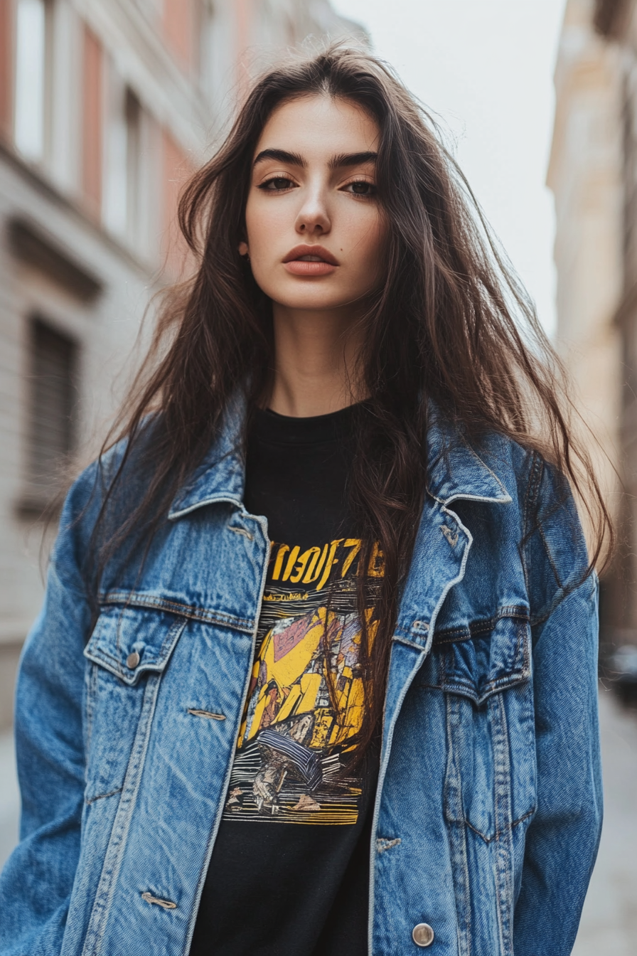 13 Oversized Jean Jacket Outfits to Rock — NeedleStyle