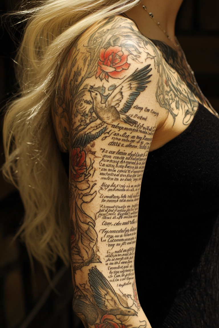 13 Biblical Sleeve Tattoos For Women To Inspire Faith — NeedleStyle