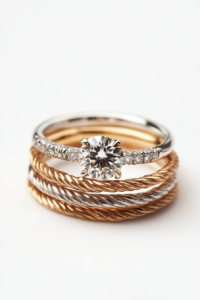 13 Stunning Ring Stacking Ideas For Your Wedding Bands — NeedleStyle