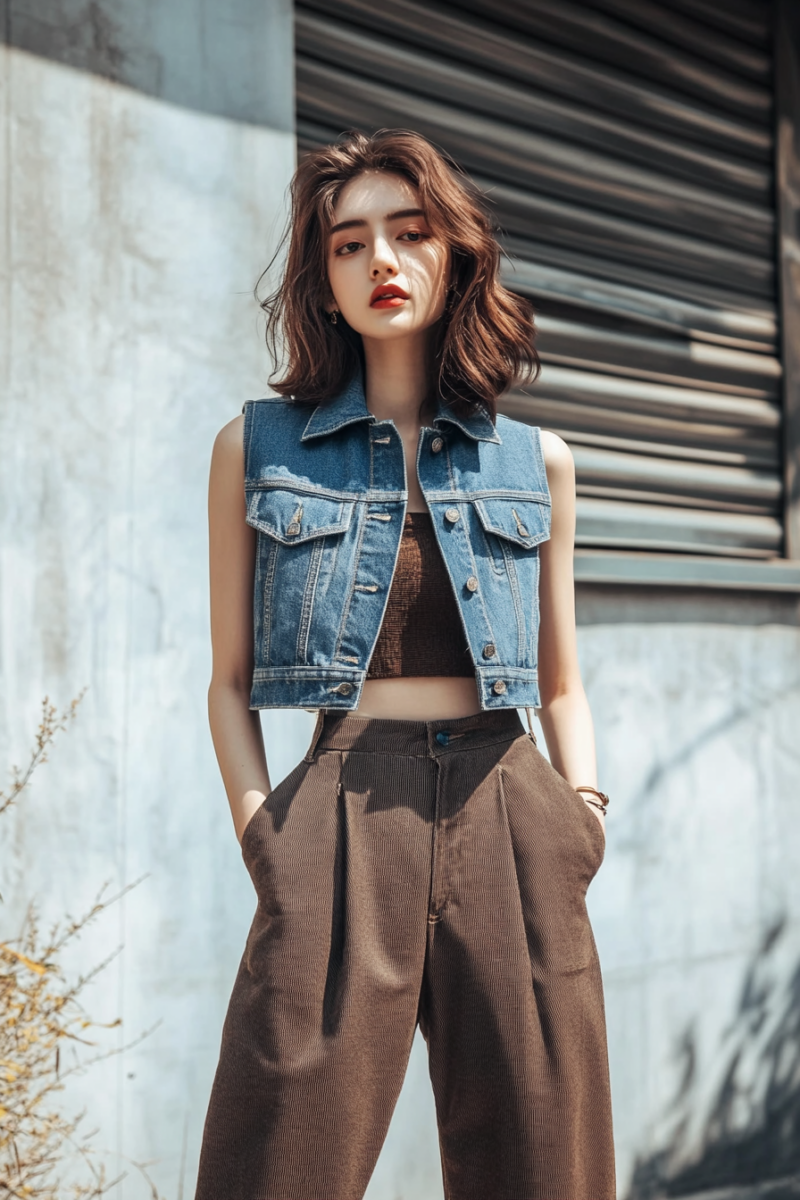 13 Trendy Denim Vest Outfits for a Style — Daily Fashion Inspo for the Modern Woman