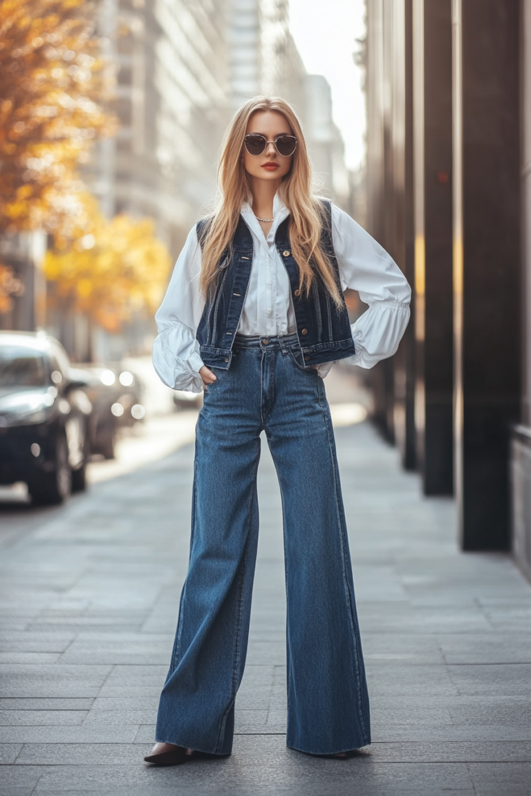 13 Trendy Denim Vest Outfits for a Style — NeedleStyle