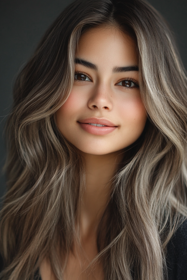 13 Chic Brown Hair with Silver Highlights Ideas: Fresh Hairstyles You ...