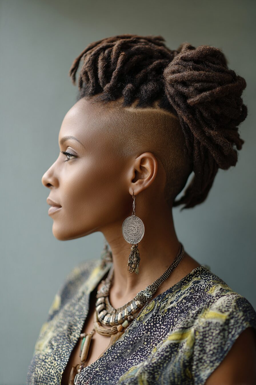 Locs with Undercut Women Hairstyles: Bold and Beautiful Ideas — NeedleStyle