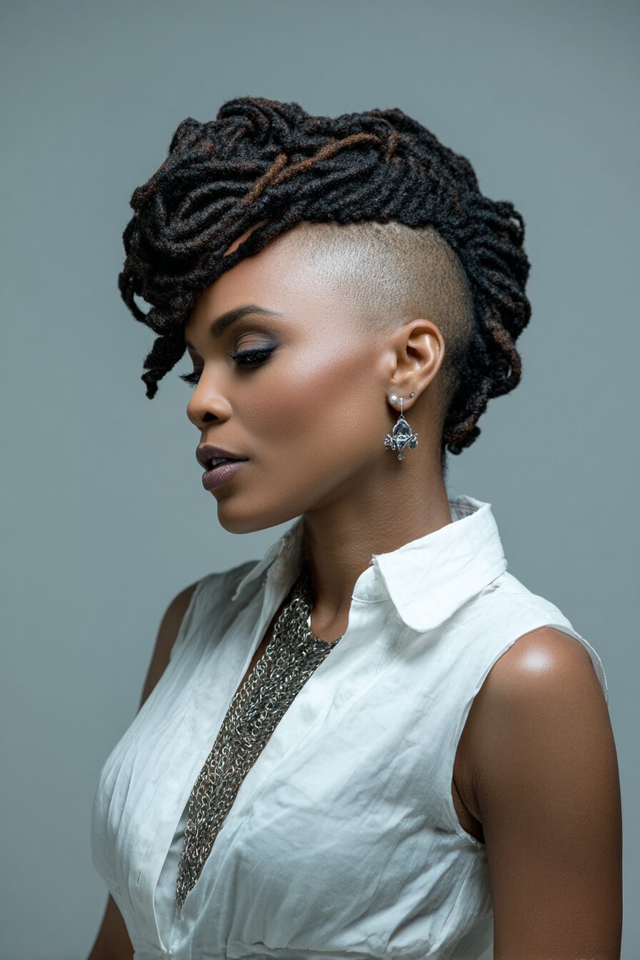 Locs with Undercut Women Hairstyles: Bold and Beautiful Ideas — NeedleStyle