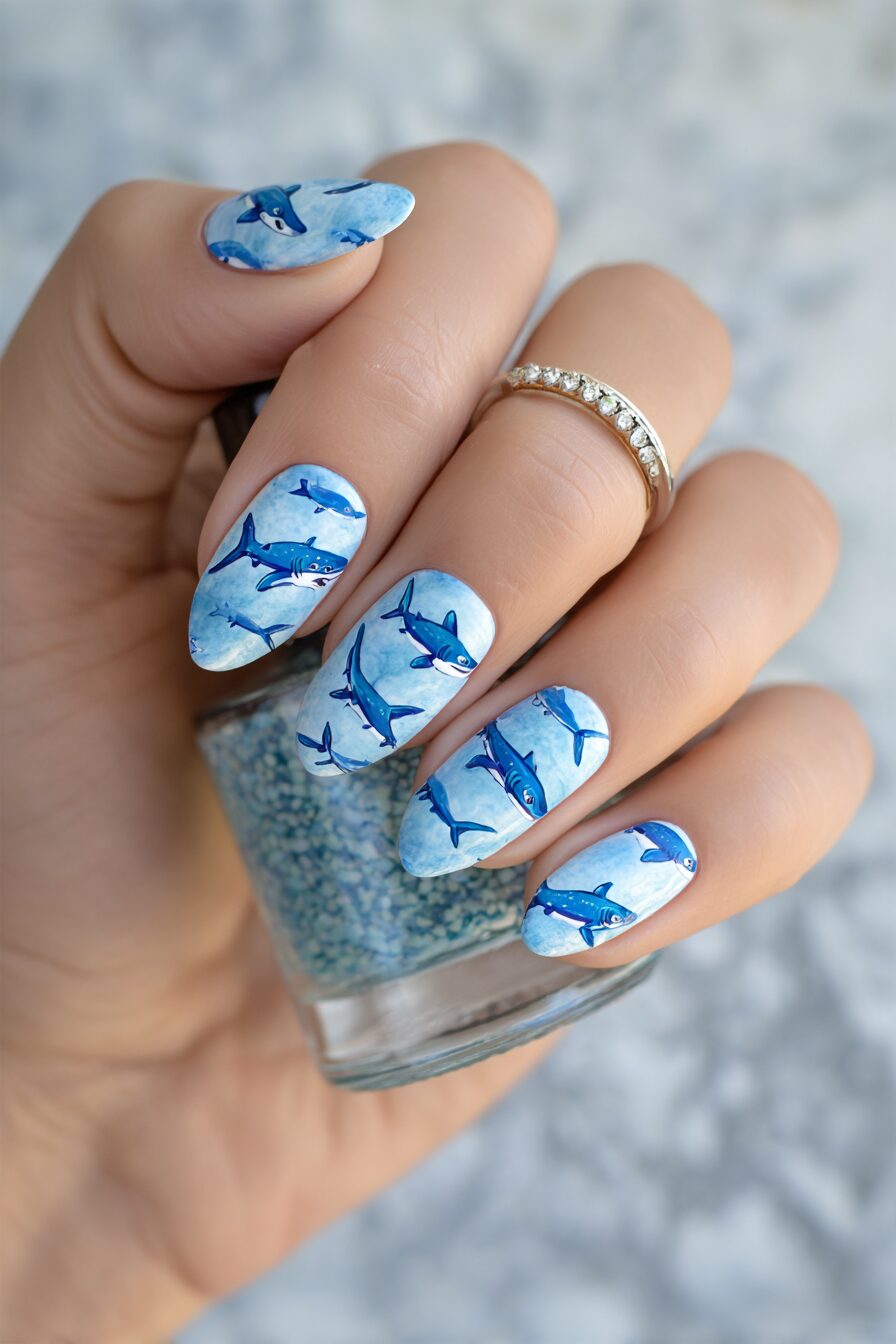 Fun Whale Shark Nails To Show Off Your Style — NeedleStyle