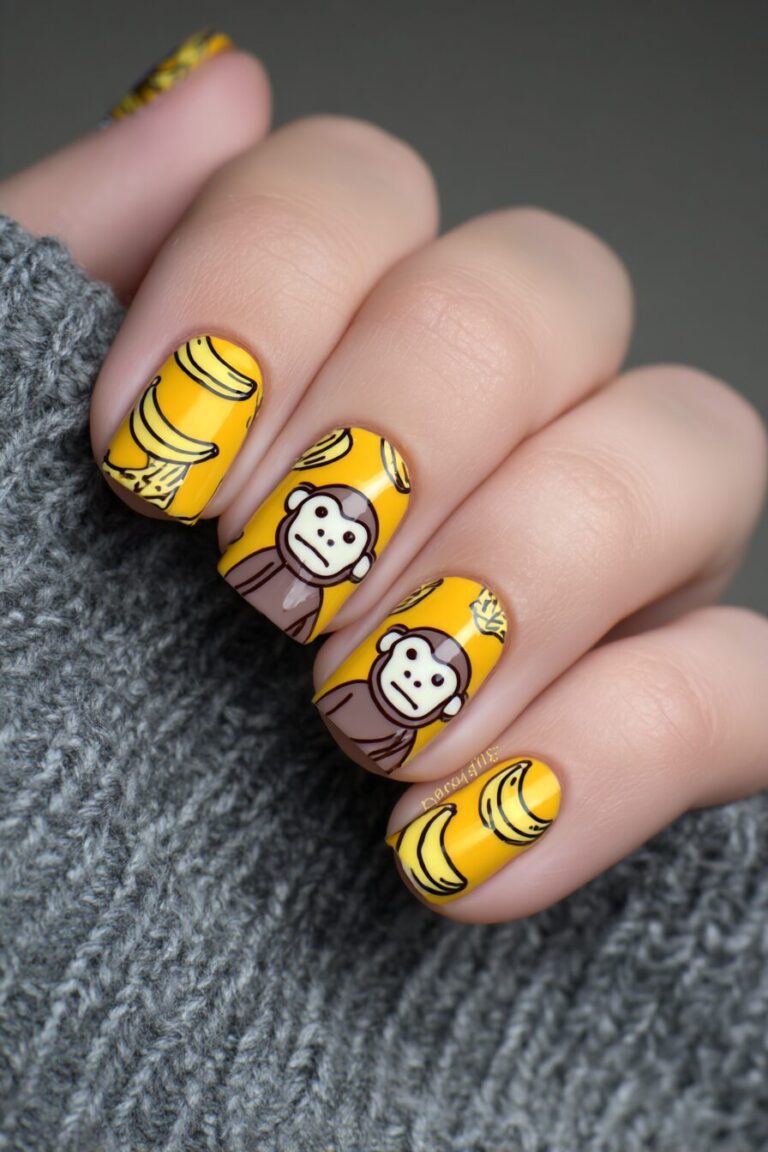 Don’t Miss Out On These Cute Monkey Nail Ideas That Everyone Will Adore ...