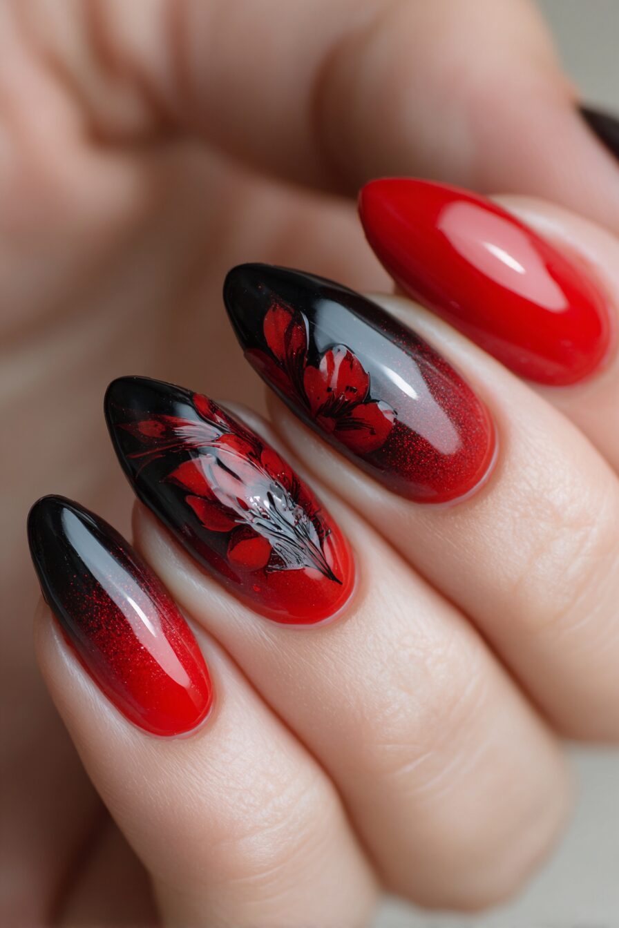Elegant Deep Red Nail Ideas — NeedleStyle