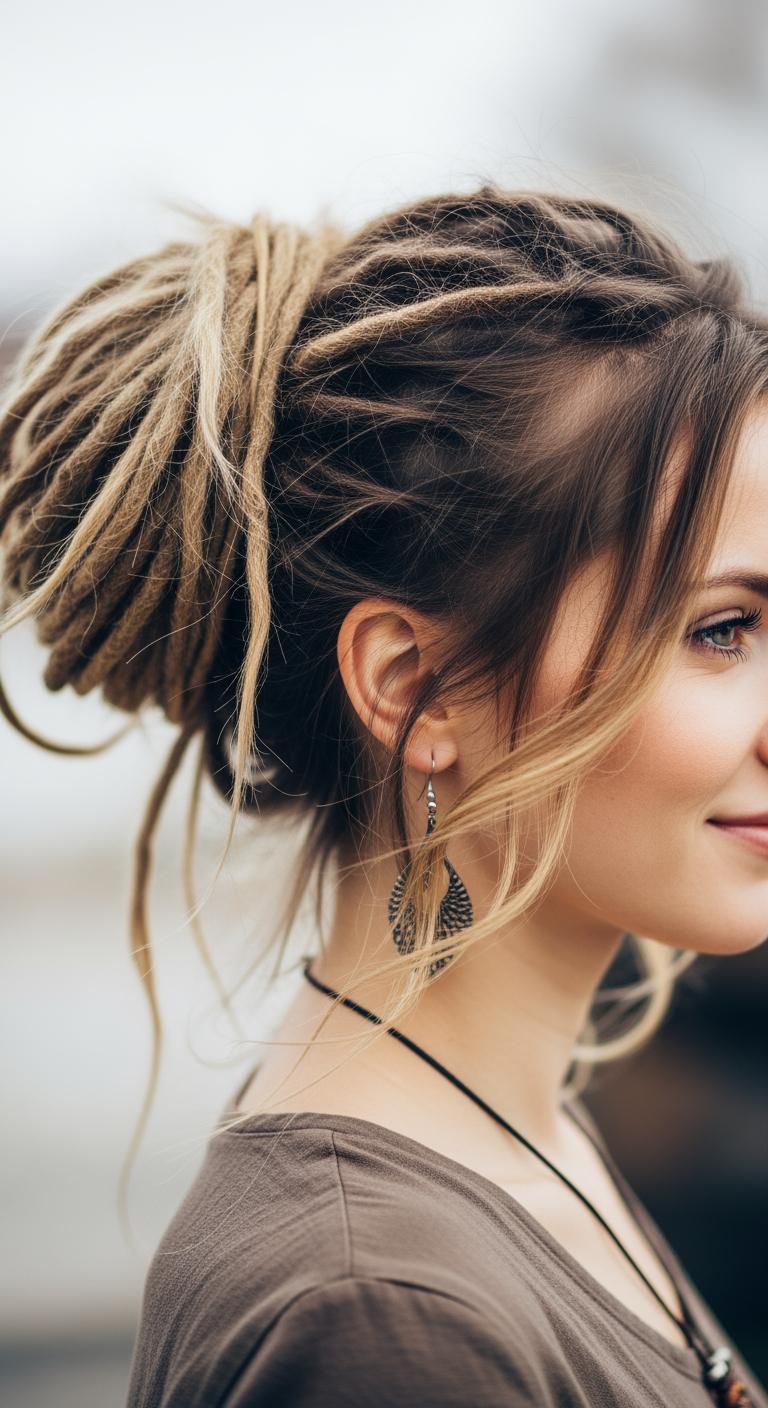 Everyday Nonchalant Dreadhead Styles That Always Look Right (Women ...