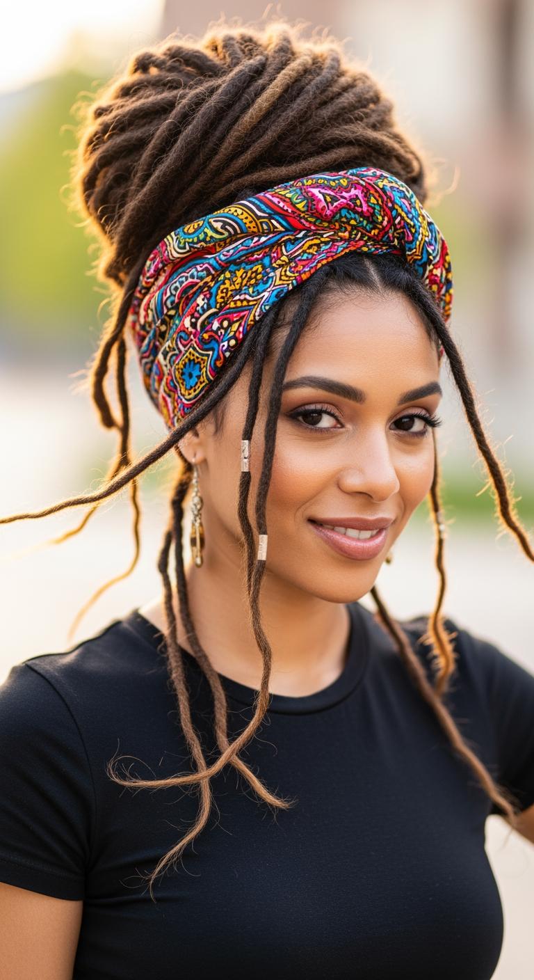Everyday Nonchalant Dreadhead Styles That Always Look Right (Women ...