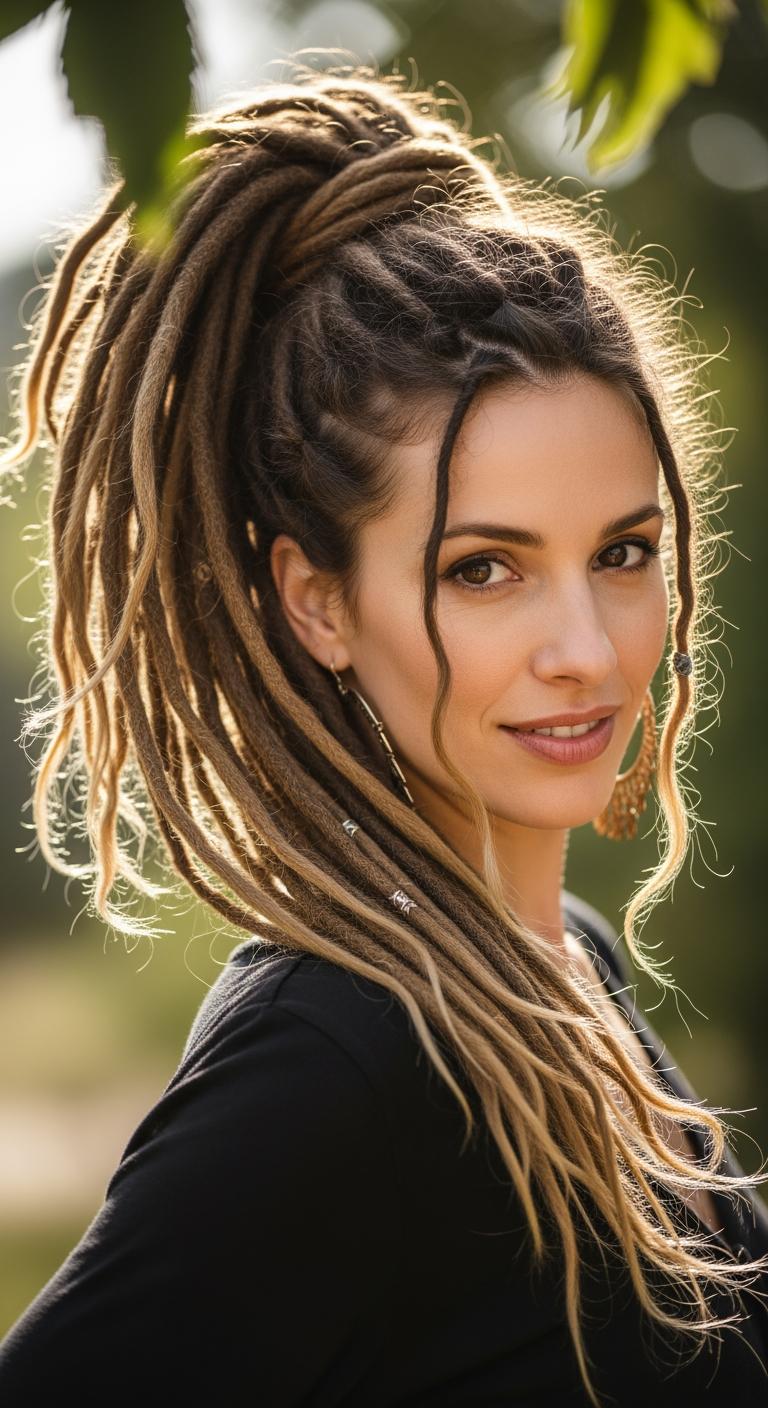 Everyday Nonchalant Dreadhead Styles That Always Look Right (Women ...