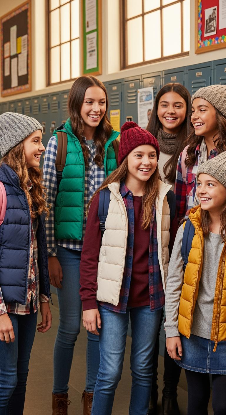 Classmates Can’t Stop Asking About These Cozy Winter School Outfit ...